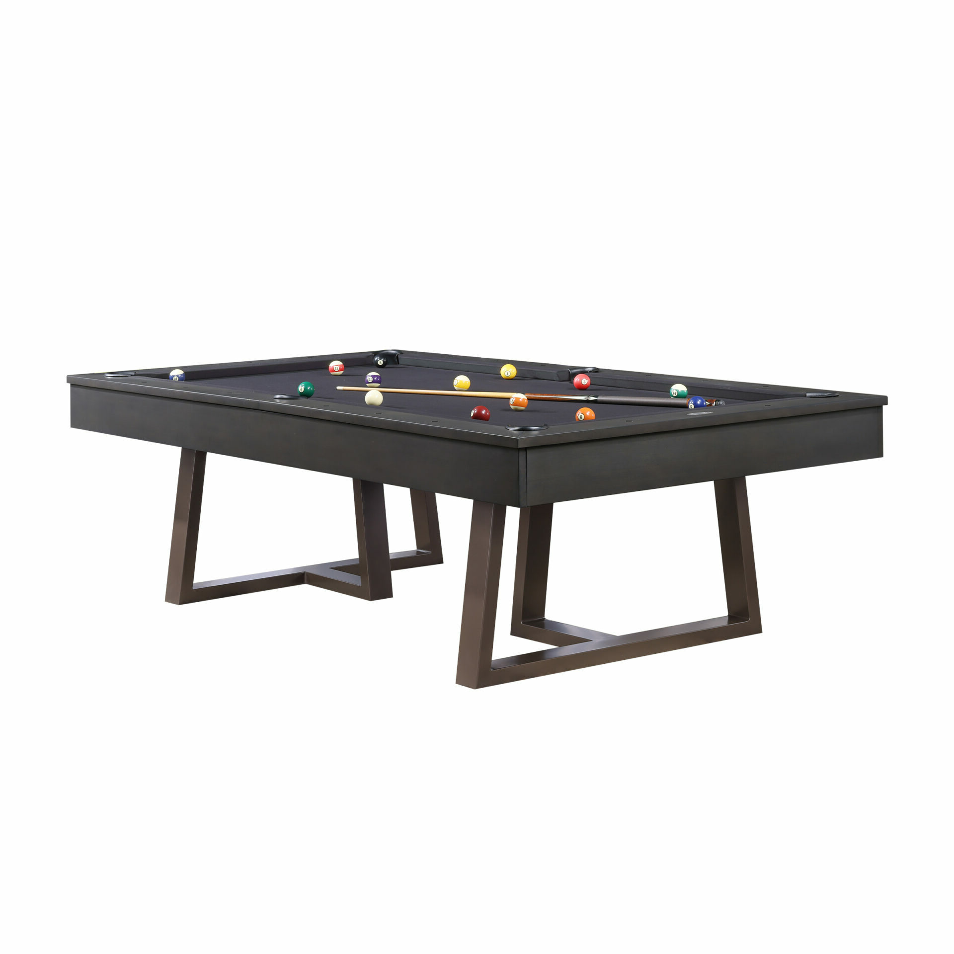 8' Axial - Smoke w/ Pewter Legs - Imagine That Pool Tables