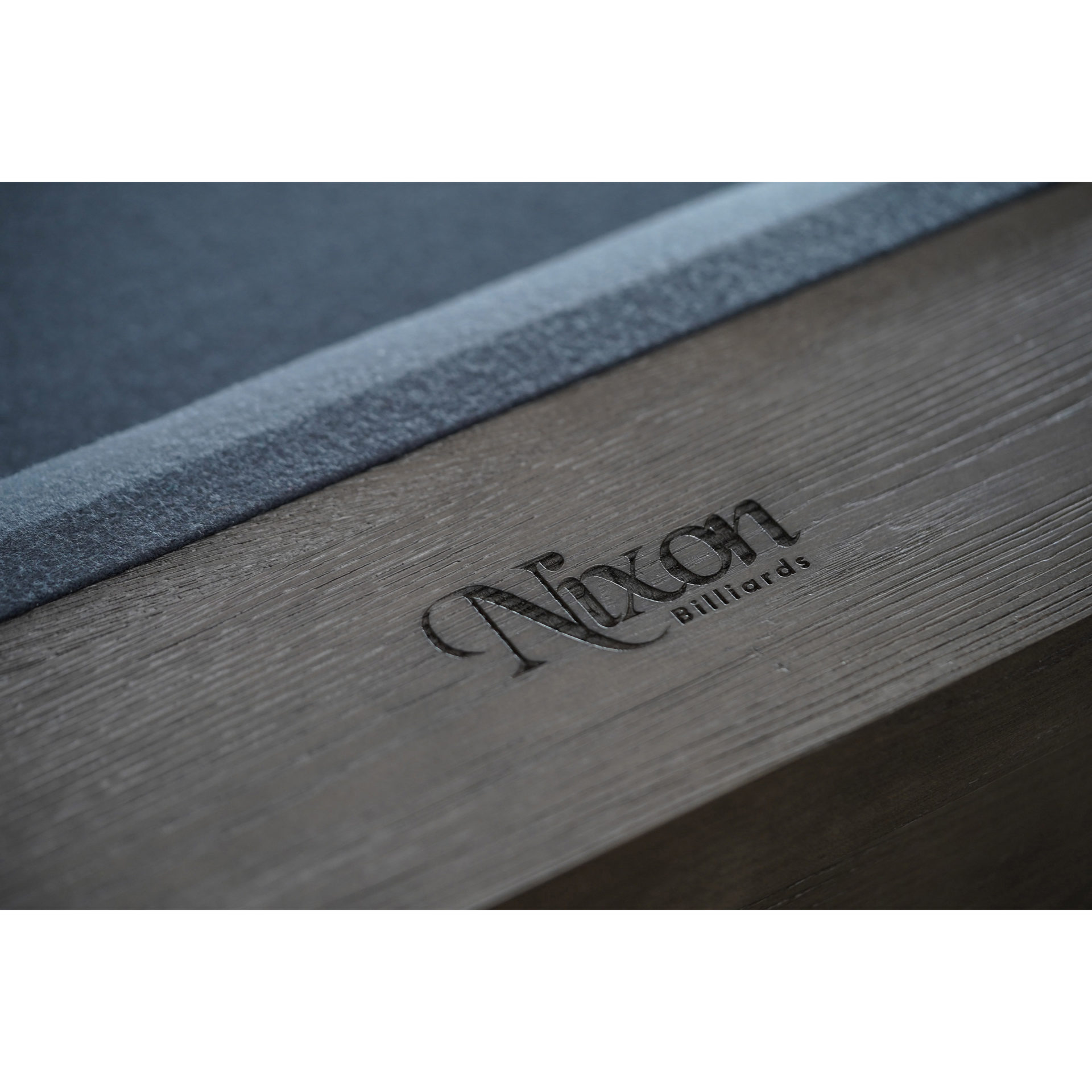 8' Bryant - Grayson Grey - Wood Leg Beam - Imagine That Pool Tables